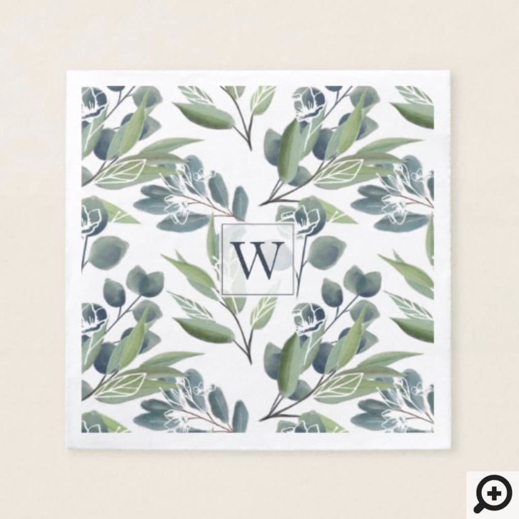 Tidings of Joy | Elegant Winter Foliage Snowflake Post-it Notes ...