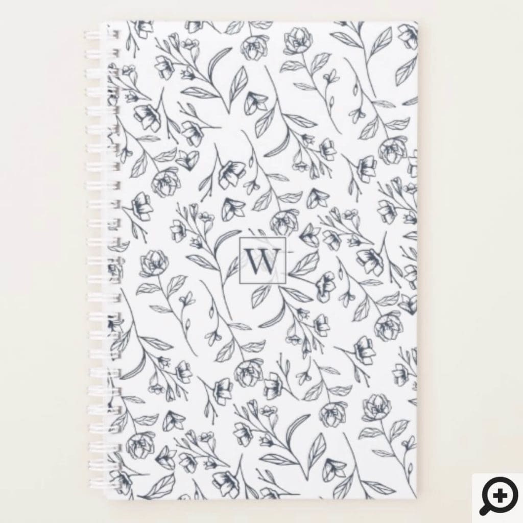 Tidings of Joy | Elegant Winter Foliage Snowflake Post-it Notes ...