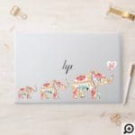 Elegant Oceanic Aqua Watercolor Mermaid Fin HP Laptop Skin ...