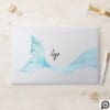 Elegant Oceanic Aqua Watercolor Mermaid Fin HP Laptop Skin ...