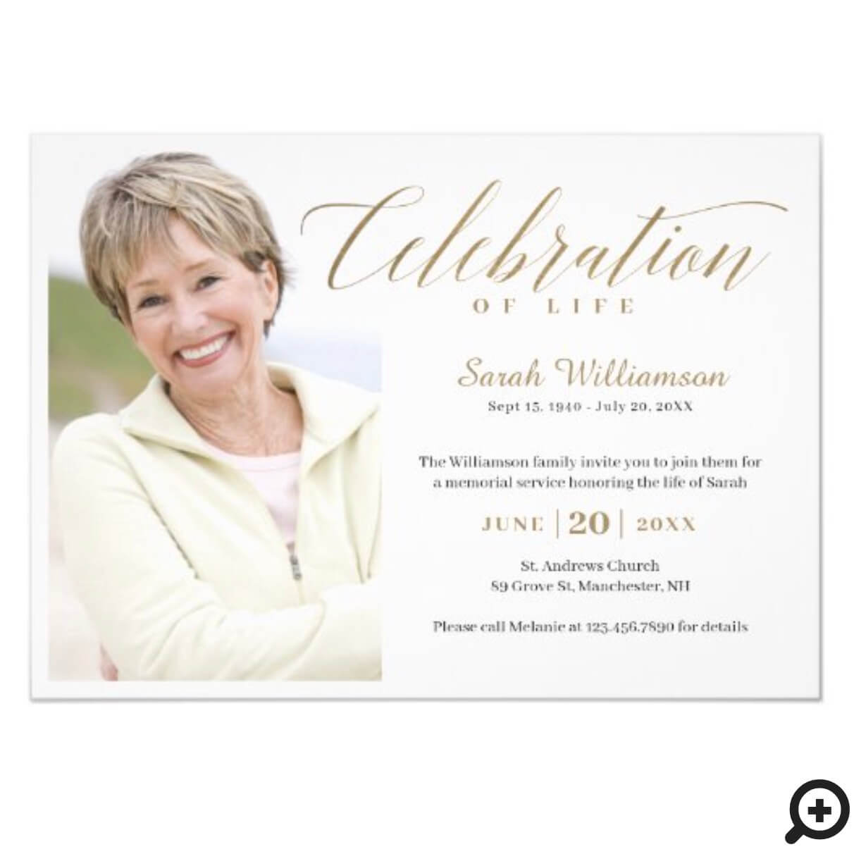 Death Anniversary Card Card Template 2