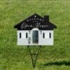 Welcome Open House Green Watercolor Front Door Sign - Moodthology Papery