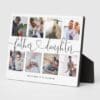 Father Daughter Heart Script | Photo Grid Collage Plaque - Moodthology ...