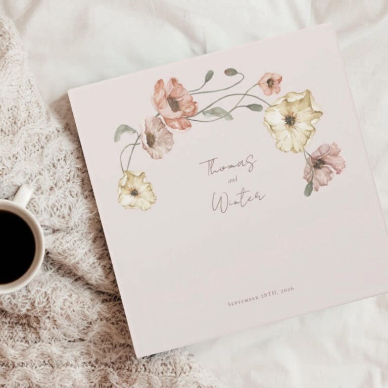 Tropical Watercolor Palm Trees Wedding Planner 3 Ring Binder ...