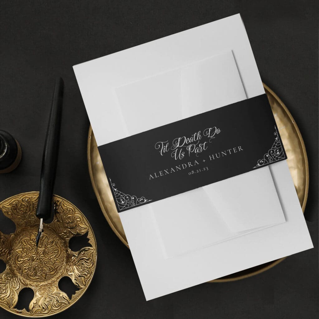 Decorative Frame Custom Floral Wedding Monogram Invitation Blue Belly ...