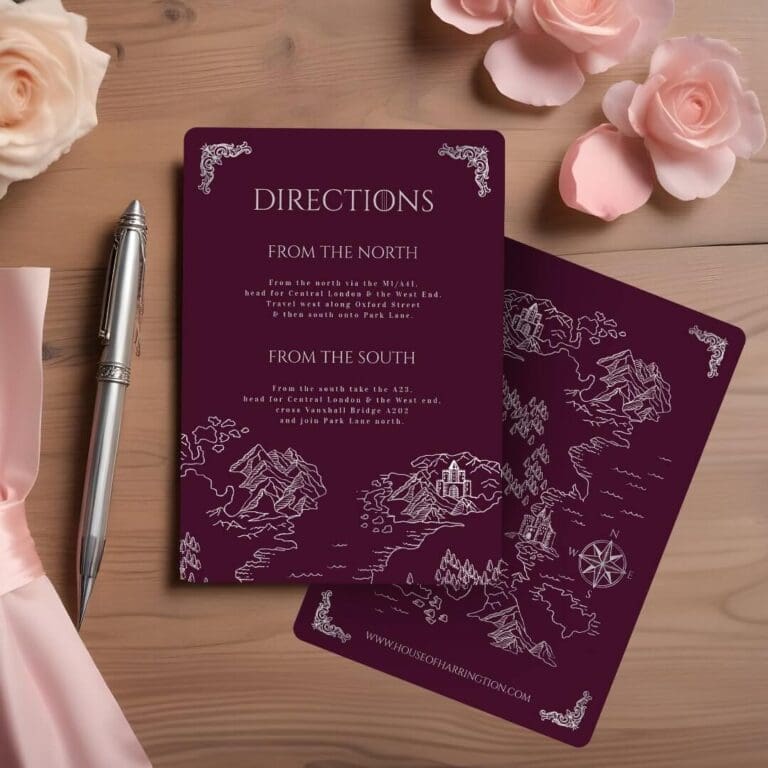 Minimal Celestial Wedding QR Code Details Enclosure Card - Moodthology Papery