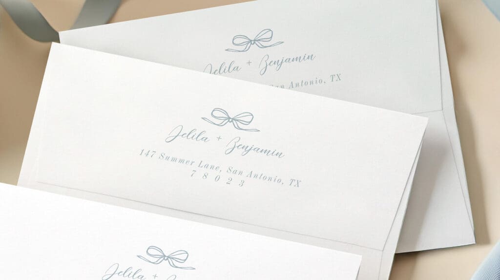 Elegant Bow Wedding Suite Collection By Moodthology Papery