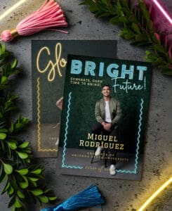 Neon Graduation Party Design By Moodthology Papery