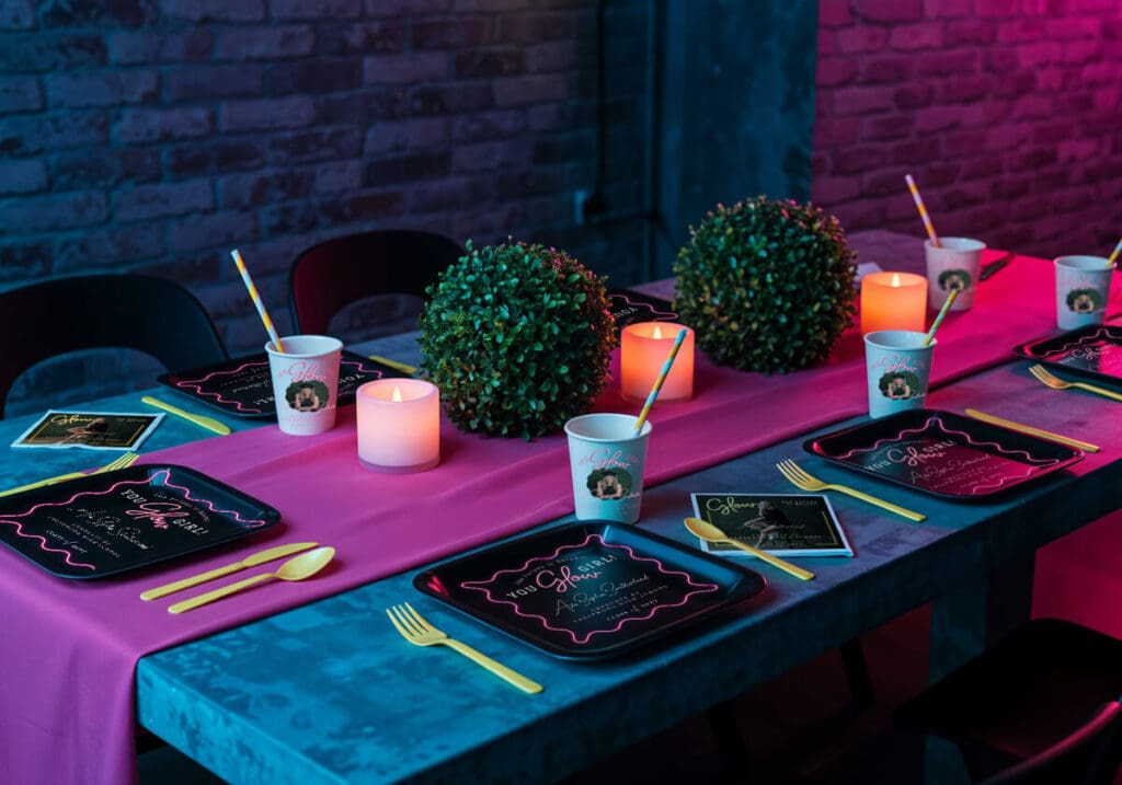 Neon Graduation Party Design By Moodthology Papery