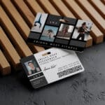 Modern Photo Personal Trainer Fitness Lifestyle White Badge ...