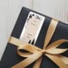 Elegant Modern Christmas Evergreen Trees & Floral Label - Moodthology ...